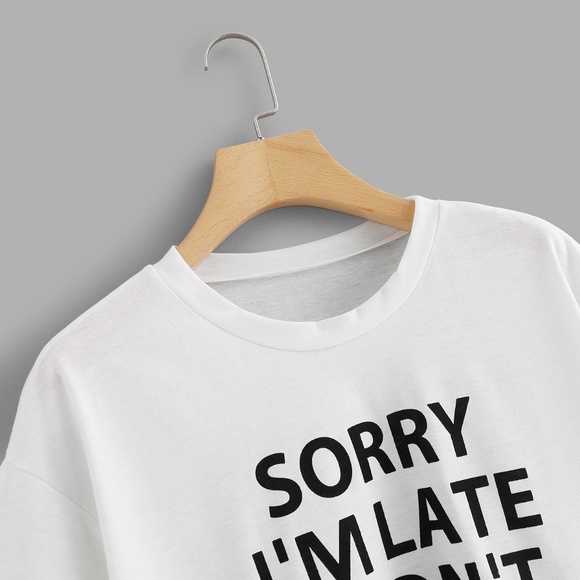 Tops | Slogan Print Tshirt | Poshmark